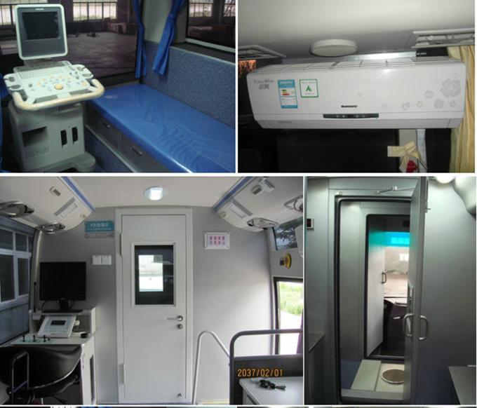 Kingrun Mobile Blood Donation Truck , Hospital Physical Examination Vehicle