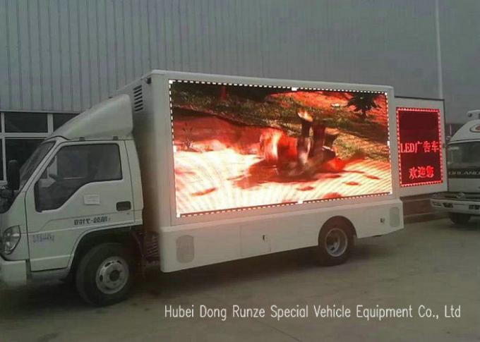 Mobile Digital Advertising Vehicle with Stage For Outdoor Broadcast ...