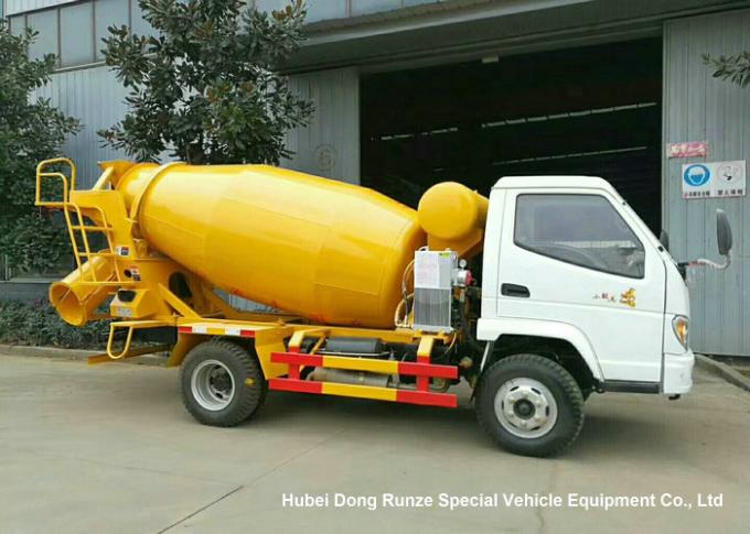 T. King Chassis Concrete Mixer Truck 2 CBM , Ready Mix Cement Trucks