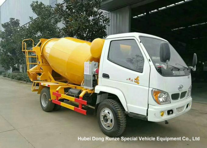 T. King Chassis Concrete Mixer Truck 2 CBM , Ready Mix Cement Trucks