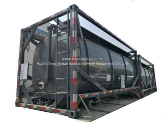 Sodium Cyanide / Cyanide Transport Tank Container , ISO Storage Containers