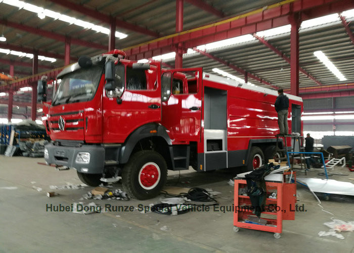 Beiben 2534 RHD /LHD Fire Fighting Water Foam Truck Off Road-6x6 AWD ...