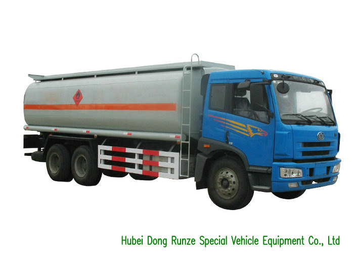 FAW 6x4 Diesel Oil Tanker Truck For Transportation With PTO Fuel Pump 19CBM