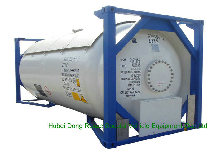 UN Portable T50 Type ISO 20ft Tank Container For LPG / DME Transportation