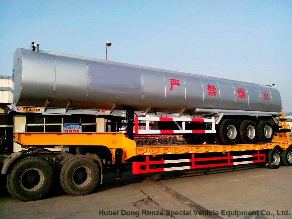 Stainless Steel Edible Oil Tank Semi Trailer For Edible Oil Transport ...