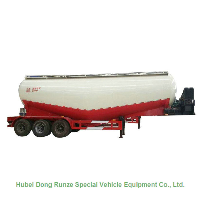 45cbm Tank Semi Trailer For Bulk Cement / Mineral Powder / Ashes ...