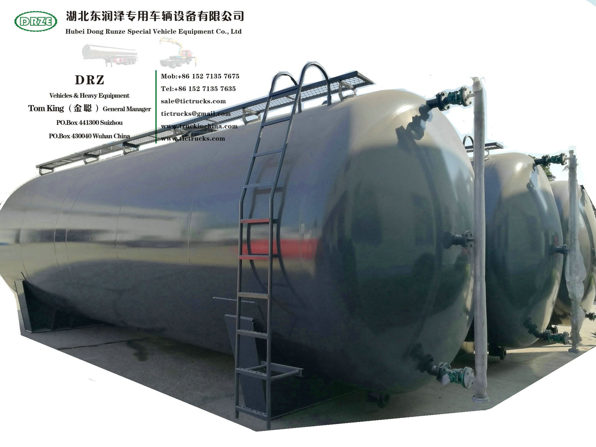 100Ton Hydrochloric Acid (HCl Acid )Liquid Corrosive ISO Storage Tank ...