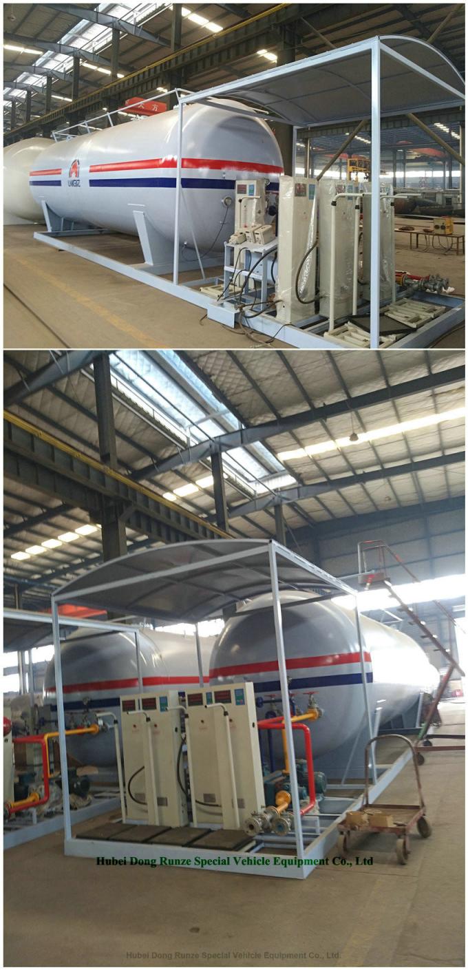 Skid Mounted LPG Gas Filling Station with Mobile Refilling LPG Scales ...