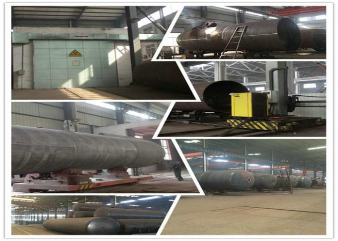Industrial Steel 25T LPG Gas Tank 60m3 , Bullet Storage Tank ASME Standard