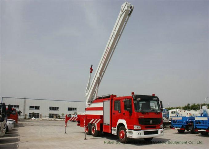 Sinotruck Howo 6x4 High Jet Tender Fire Truck With Water Tank 5500 L ...
