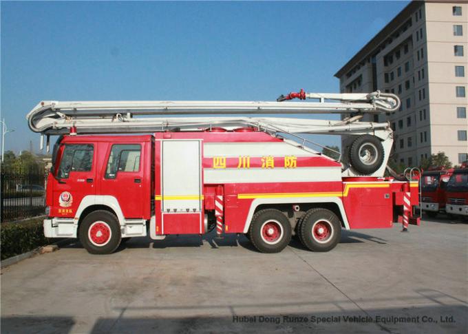 Sinotruck Howo 6x4 High Jet Tender Fire Truck With Water Tank 5500 L ...