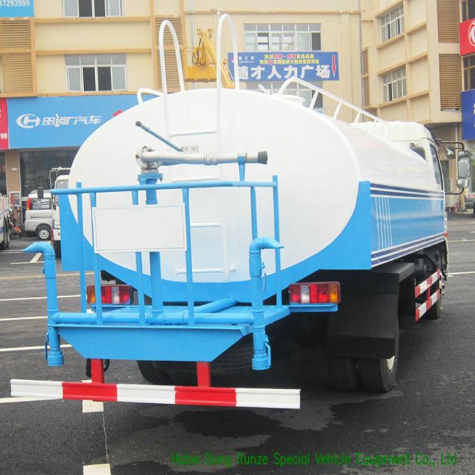 Truck Mounted Stainless Steel Water Tank 6M3 With Water Pump Sprinkler ...