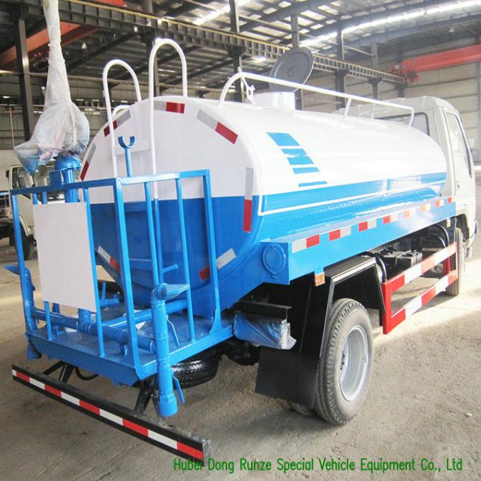 Truck Mounted Stainless Steel Water Tank 6M3 With Water Pump Sprinkler ...