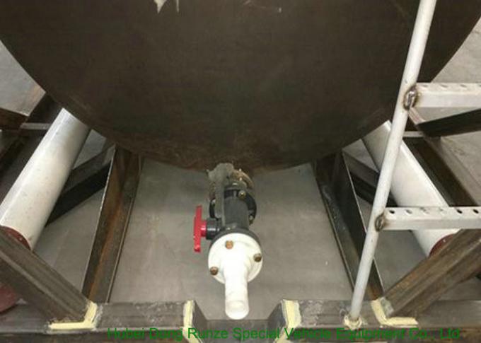 Hydrofluoric Acid Shipping ISO Tank Container 30FT / 40FT PE Lined Steel
