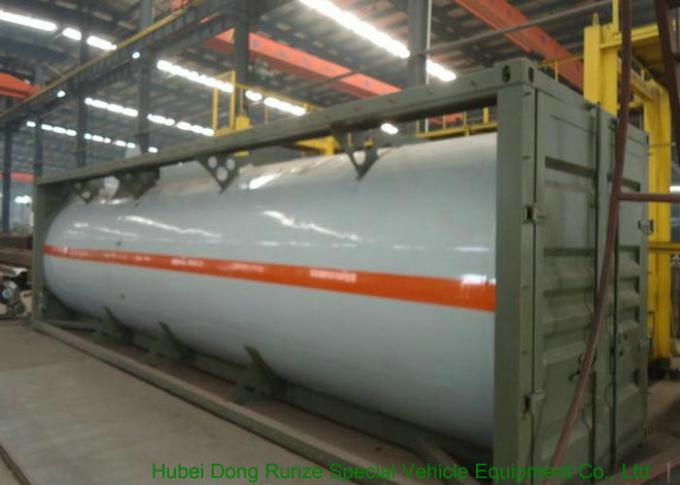 Sodium Cyanide / Cyanide Transport Tank Container , ISO Storage Containers