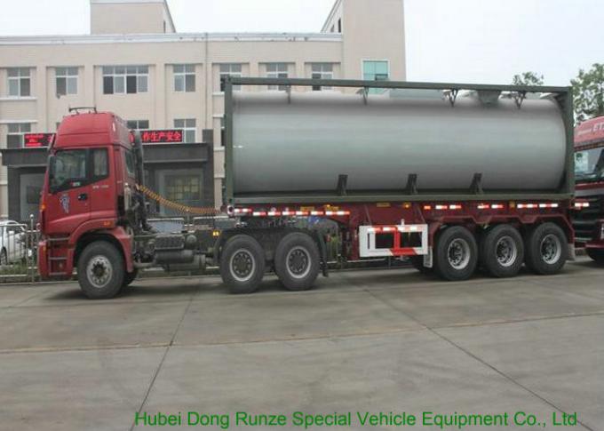 UN1789 Hydrochloric Acid ISO Tank Container , Chemical ISO Liquid ...
