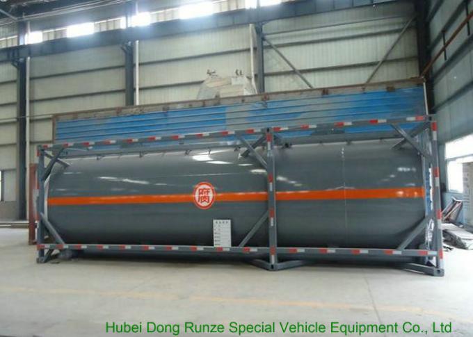 PE Lined Steel ISO Tank Container For Sodium Hypochlorite ...