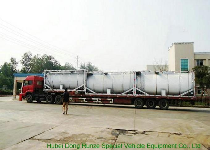 Heating Insulated 20FT Tank Container Stanless Steel For Polyether ...